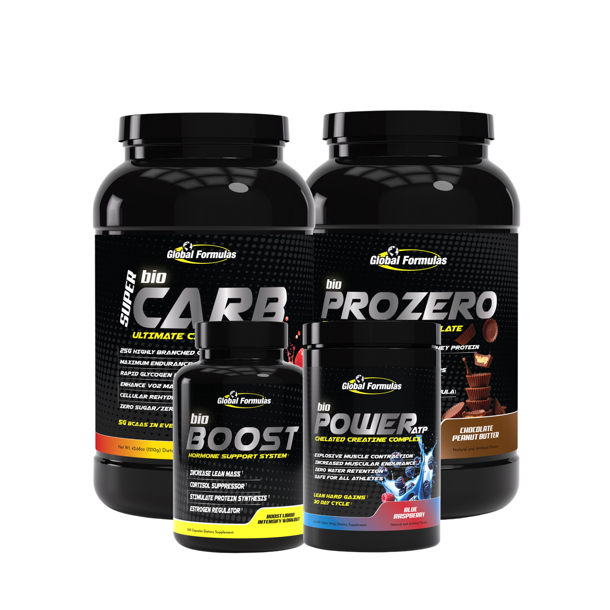 Super Gainer Stack (bioPOWER & bioBOOST 240) – Global Formulas