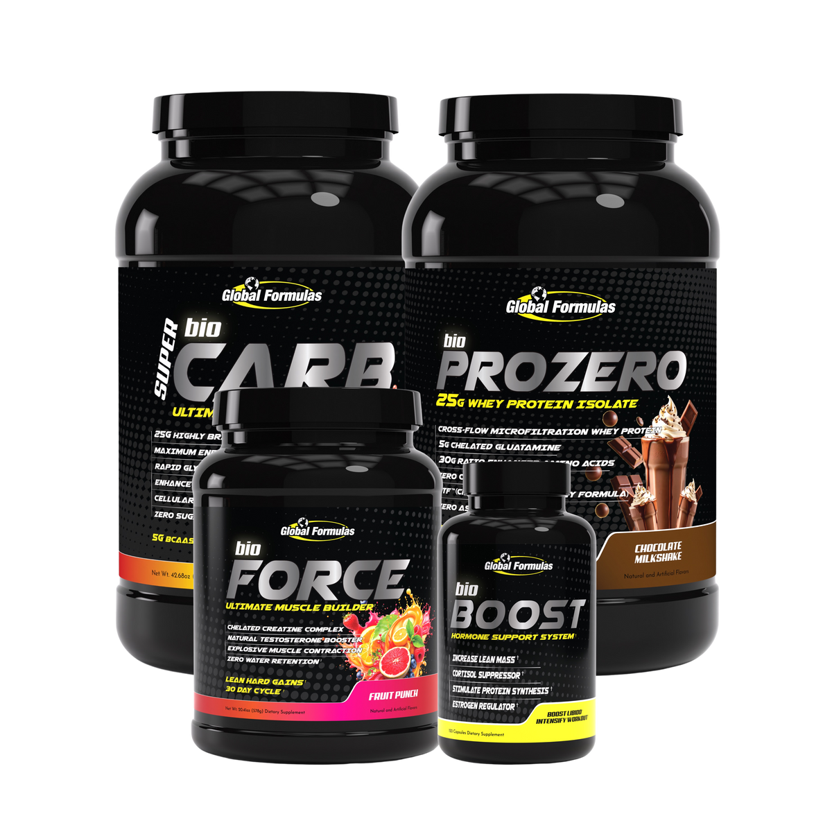 Super Gainer Stack (bioFORCE & bioBOOST 120) – Global Formulas